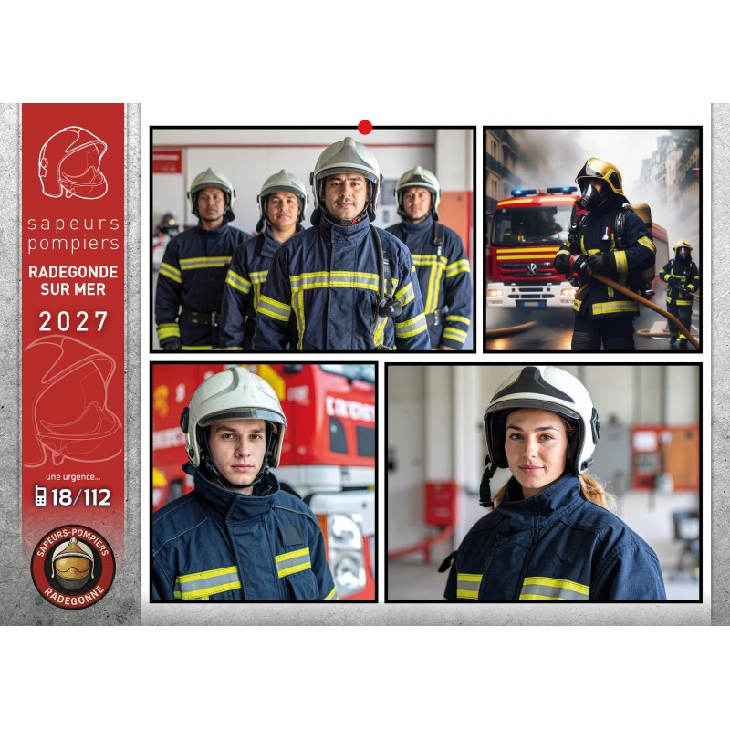 Impression calendrier pompier – 12 pages | NPC Calendrier